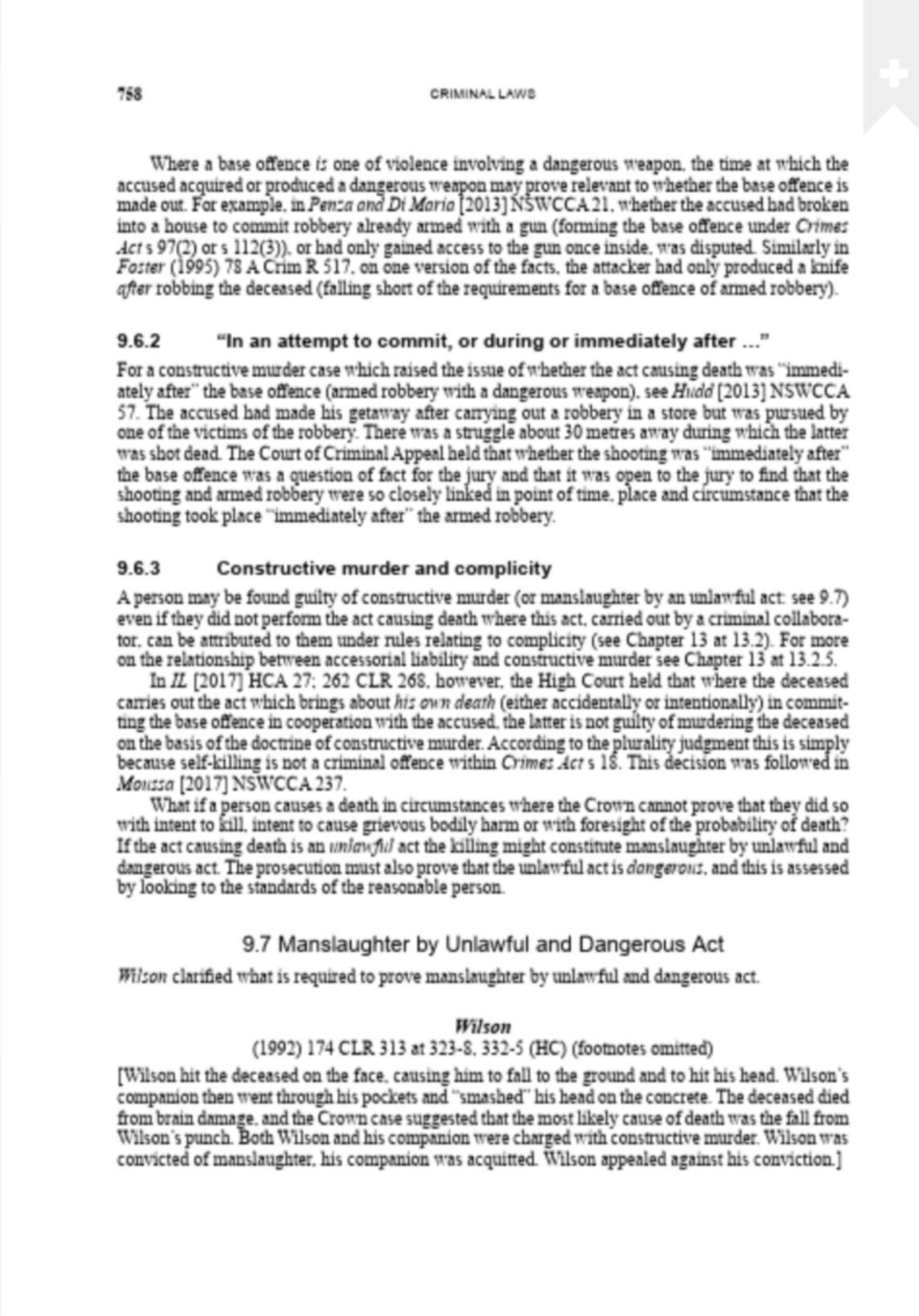W5C1 - Criminal Law: Homicide, Murder, and Involuntary Manslaughter ...