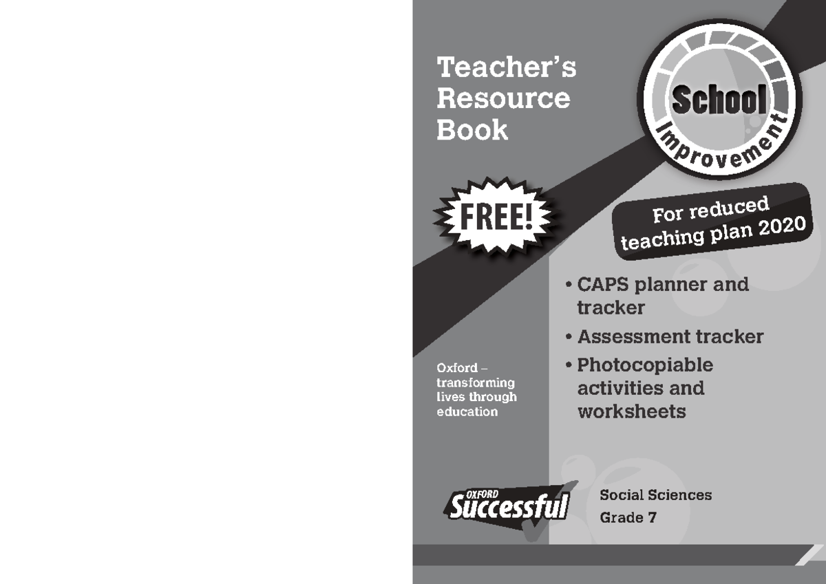 Oxford Successful Social Sciences Grade 7 Teacher Resource Book - Studocu