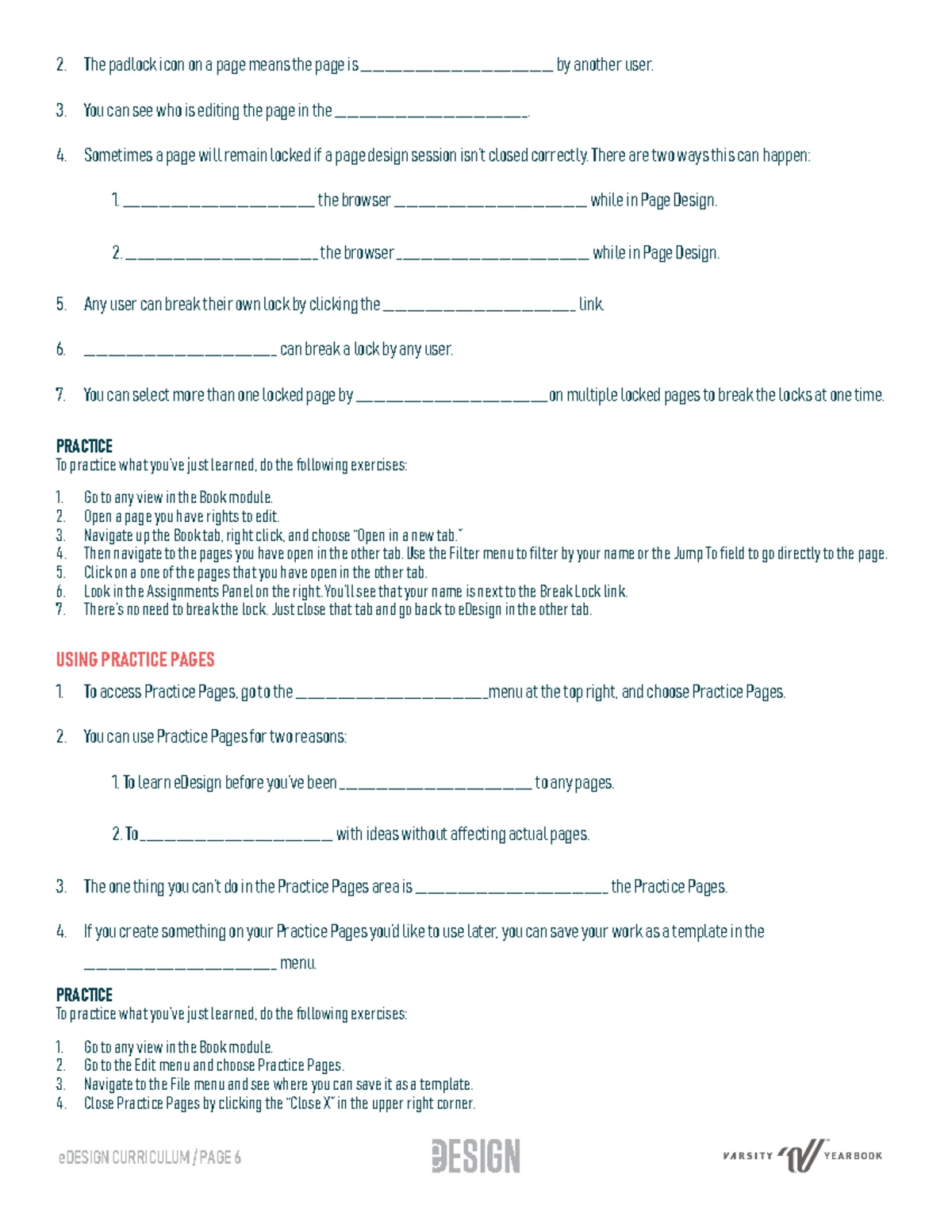 eDesign Curriculum Guide: Lessons & Practices in eDesign 2025 - Studocu
