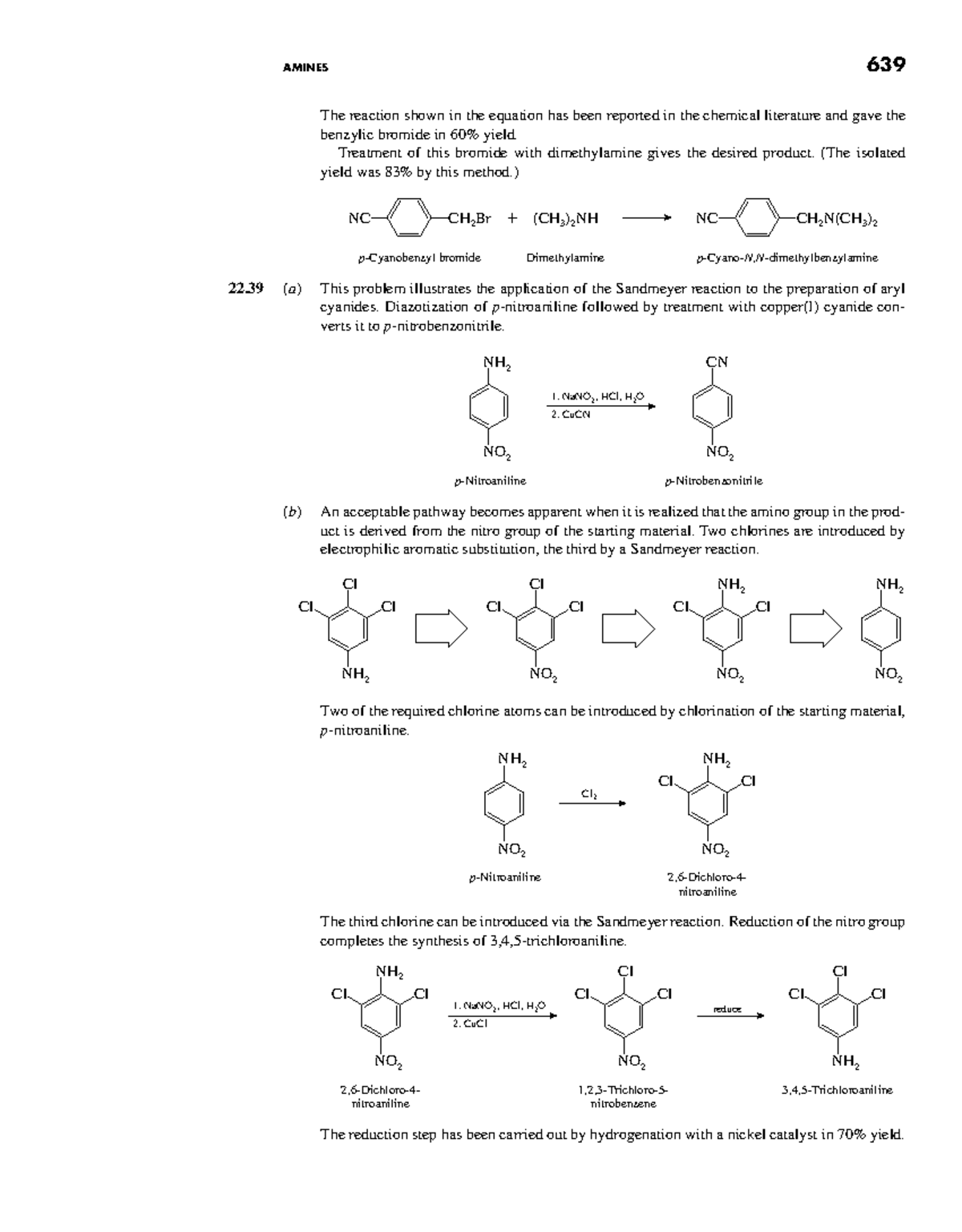 Organic Chemistry 639: Sandmeyer Reaction and Aryl Cyanides - Studocu