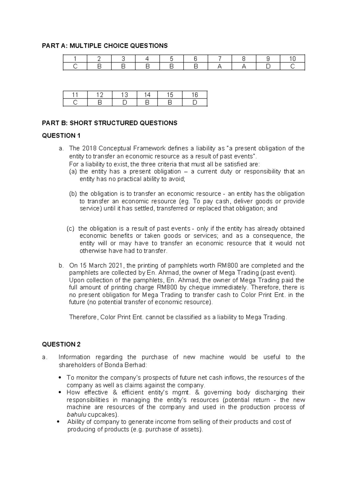 FAR210 CT Dec 2021: MCQs & Short Structured Questions Notes - Studocu