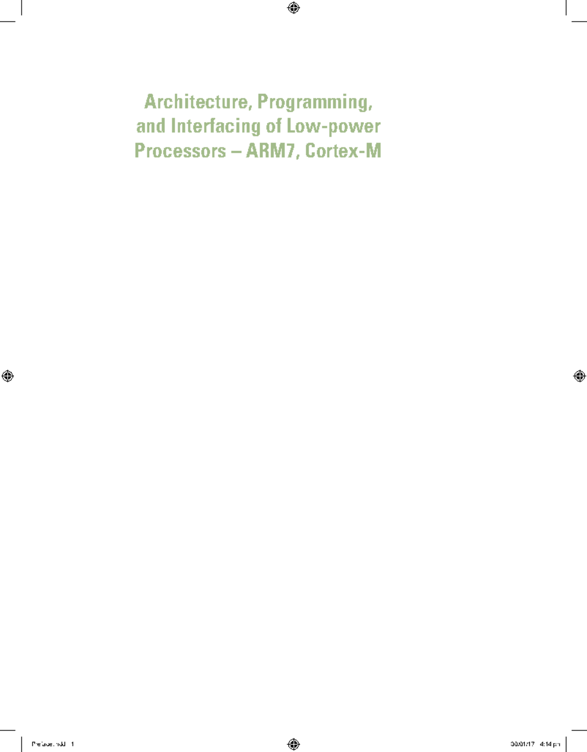 ARM7 Architecture, Programming, and Interfacing Overview - Studocu