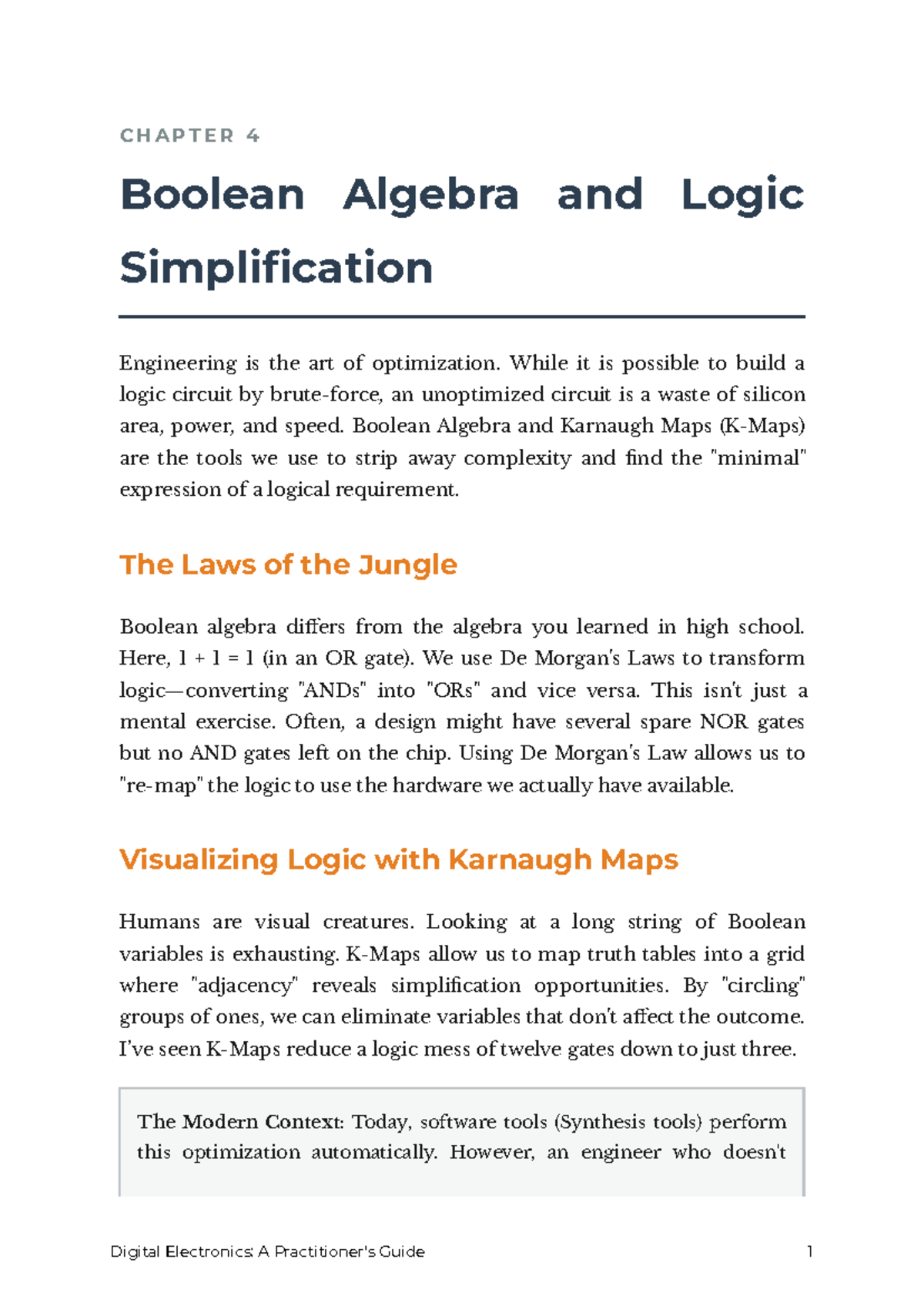 CHAPTER 4: Boolean Algebra & Logic Simplification in Engineering - Studocu
