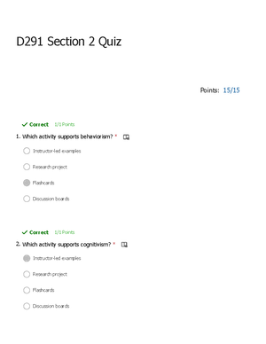D299 Task 1edit - New Version - Part 1: Contextual Information for E-learning Module A. Describe ...