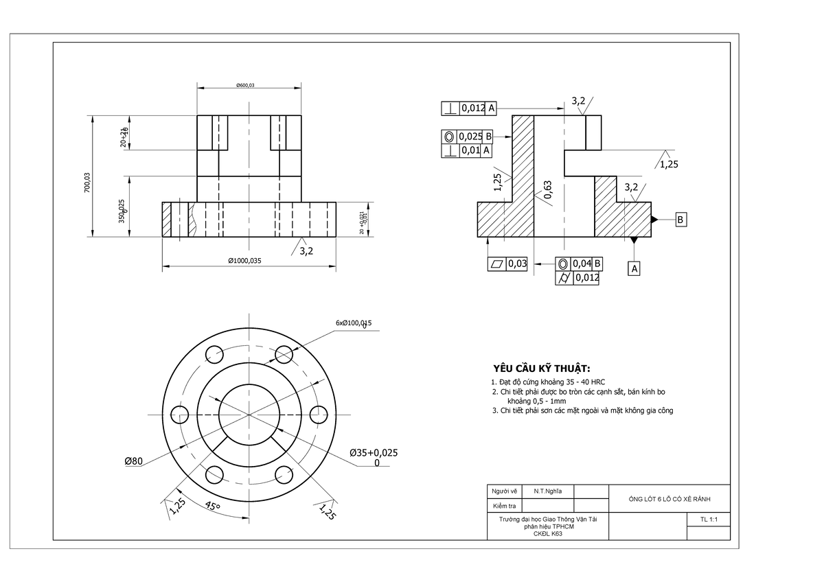 BVCT full - bvct - Người vẽ N.Tĩa Kiểm tra Trường đại học Giao Thông ...