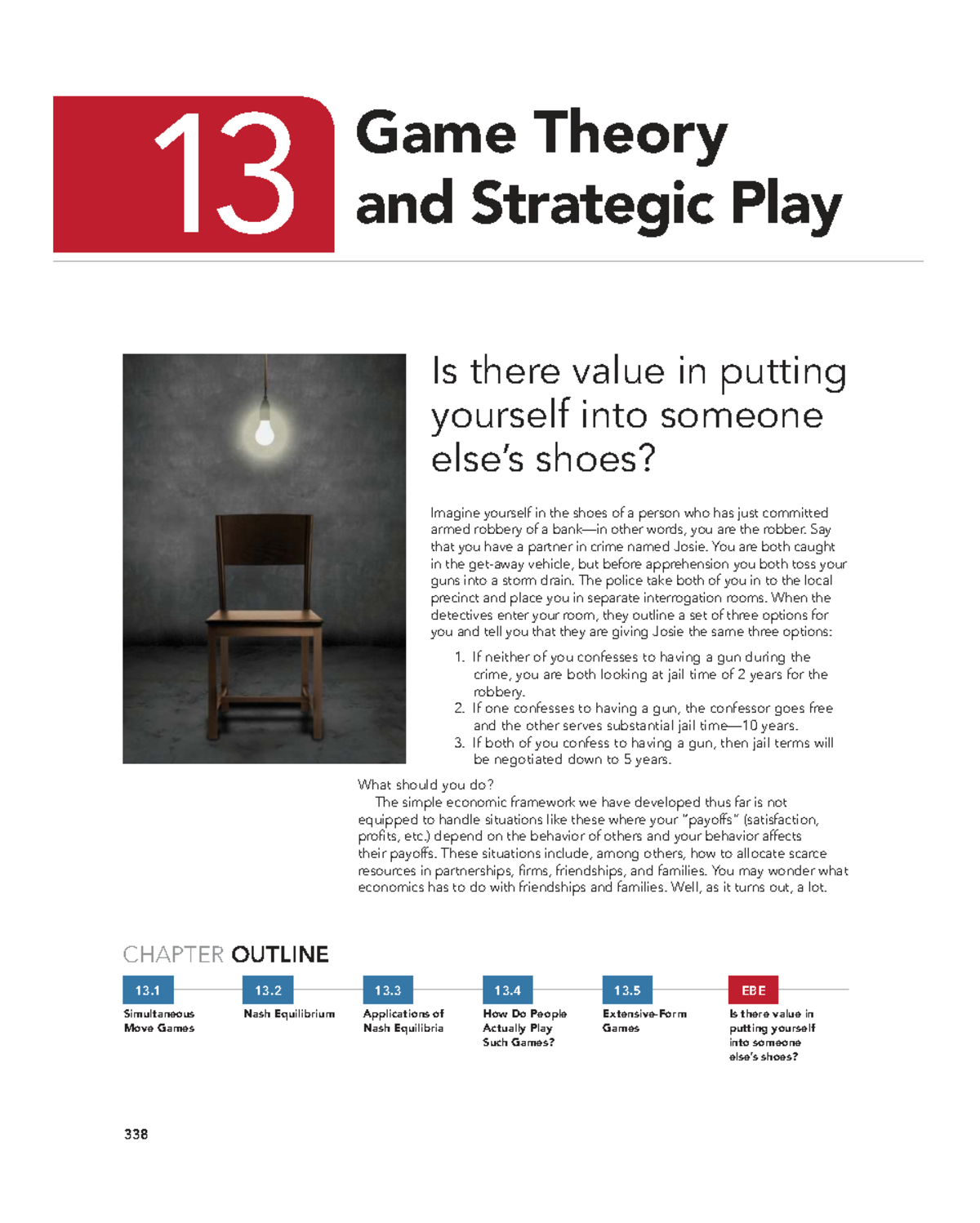 Chapter 13: Game Theory and Strategic Play (ECON 101) - Studocu