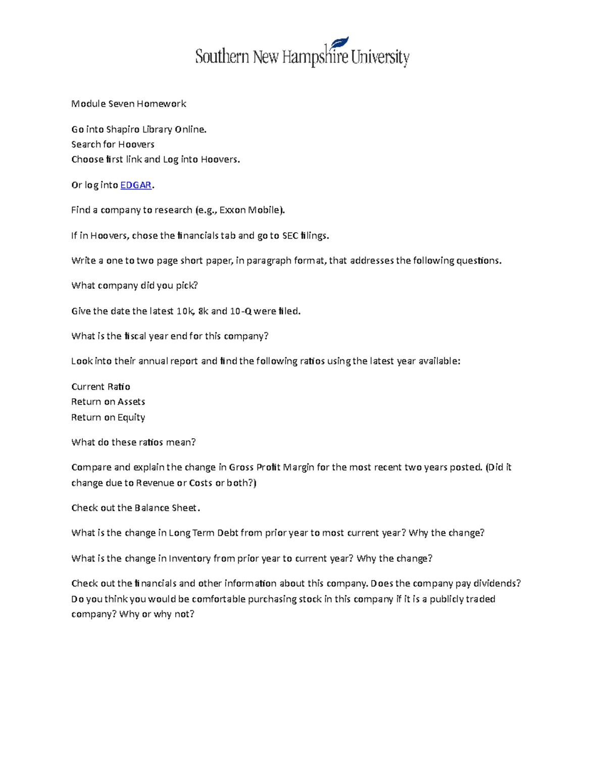 ACC 340 Module 7 Company Analysis Homework on Amazon - Studocu