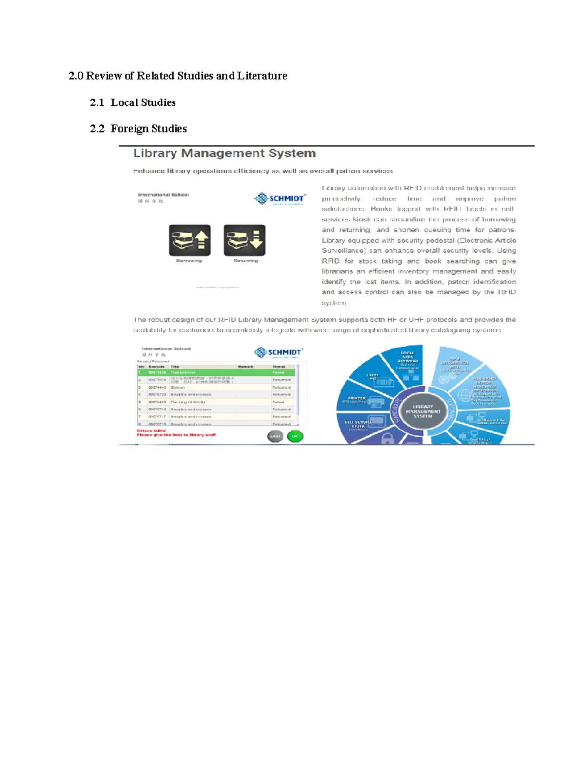 Review of Related Studies and Literature on Library Systems - Studocu