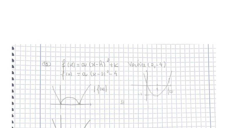 Digitalizações - ………….. - 15 f D (x) =a (x-R) 2 tk vatice (2,-4) f(u) a ...