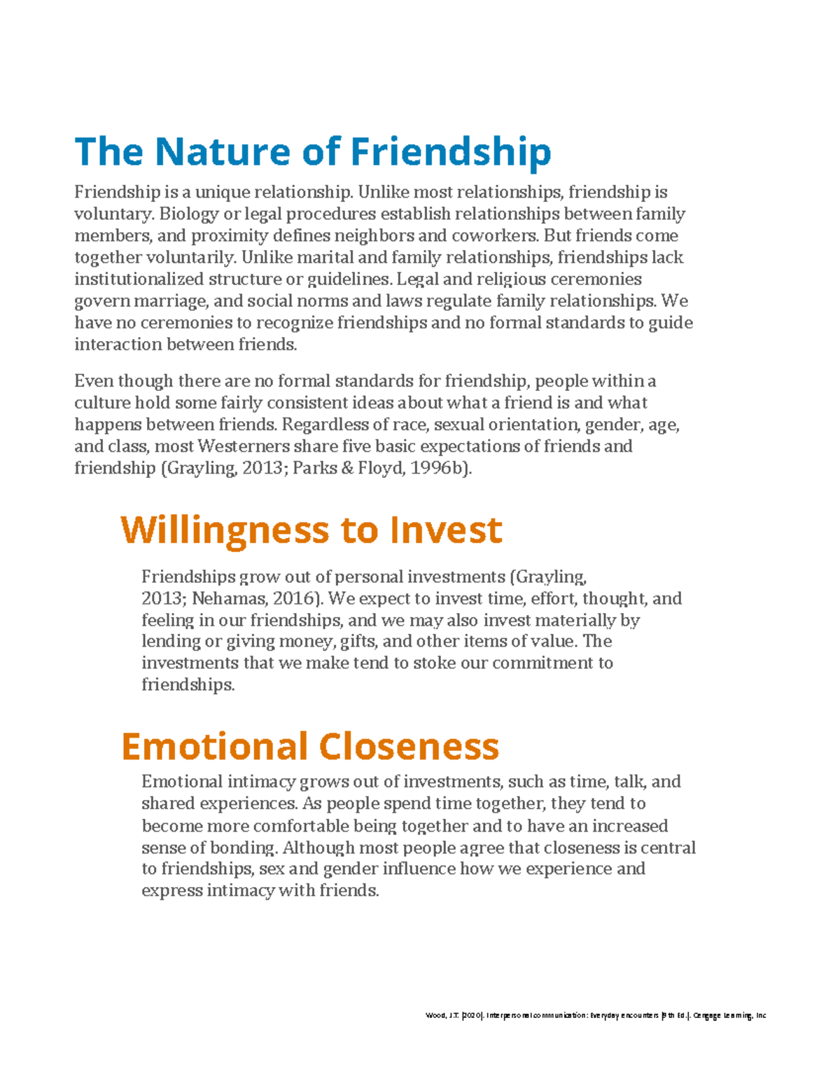 Course Codes and Friendship Dynamics: Insights from Interpersonal ...