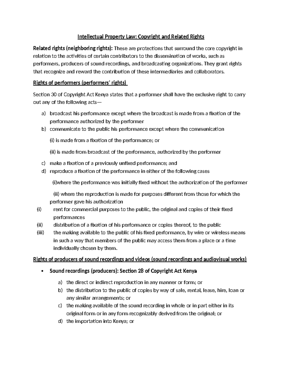 Intellectual Property Law: Copyright & Neighboring Rights Overview ...