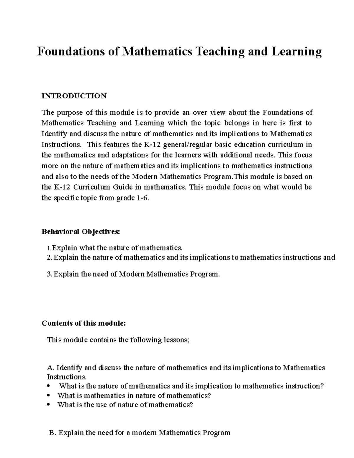 Group 1 Handouts 1 - Hope it can help - Foundations of Mathematics ...
