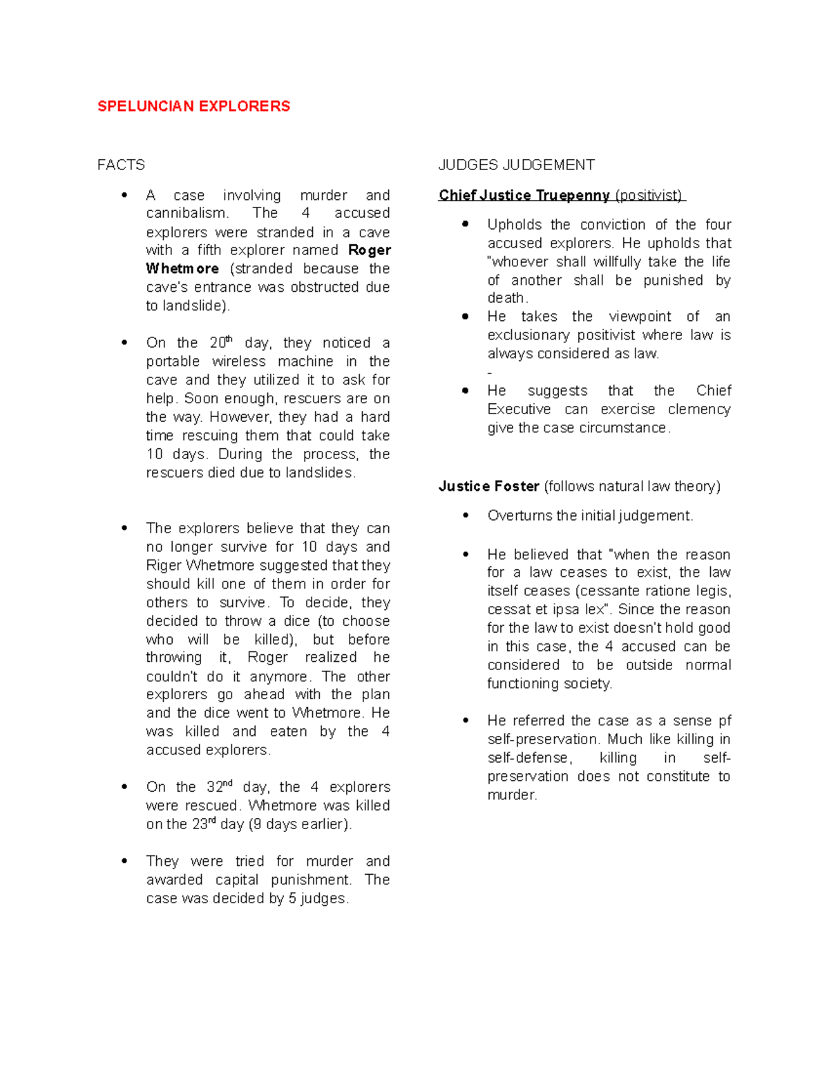 SPEL 101: Speluncian Explorers Case Study - Murder & Judgment Analysis ...