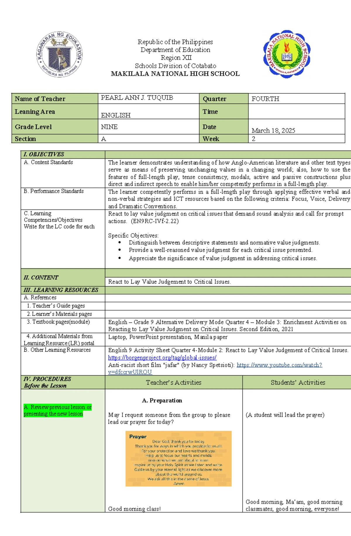 Barangay Development Plan (BDP) 2024-2026 Outline and Analysis - Studocu