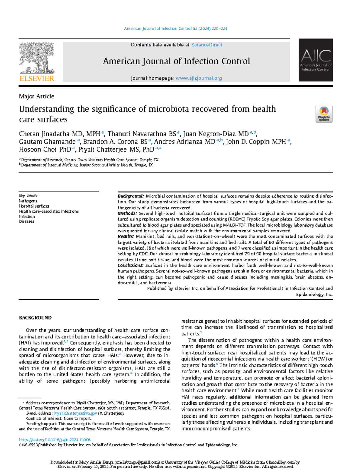 Microbiota - Journal Appraisal - Contents lists available at ...