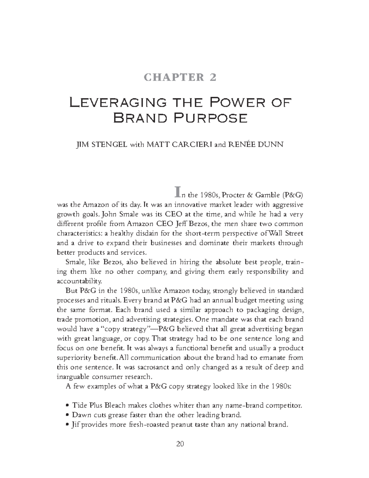 KEL 101 Chapter 2: Harnessing Brand Purpose for Growth - Studocu