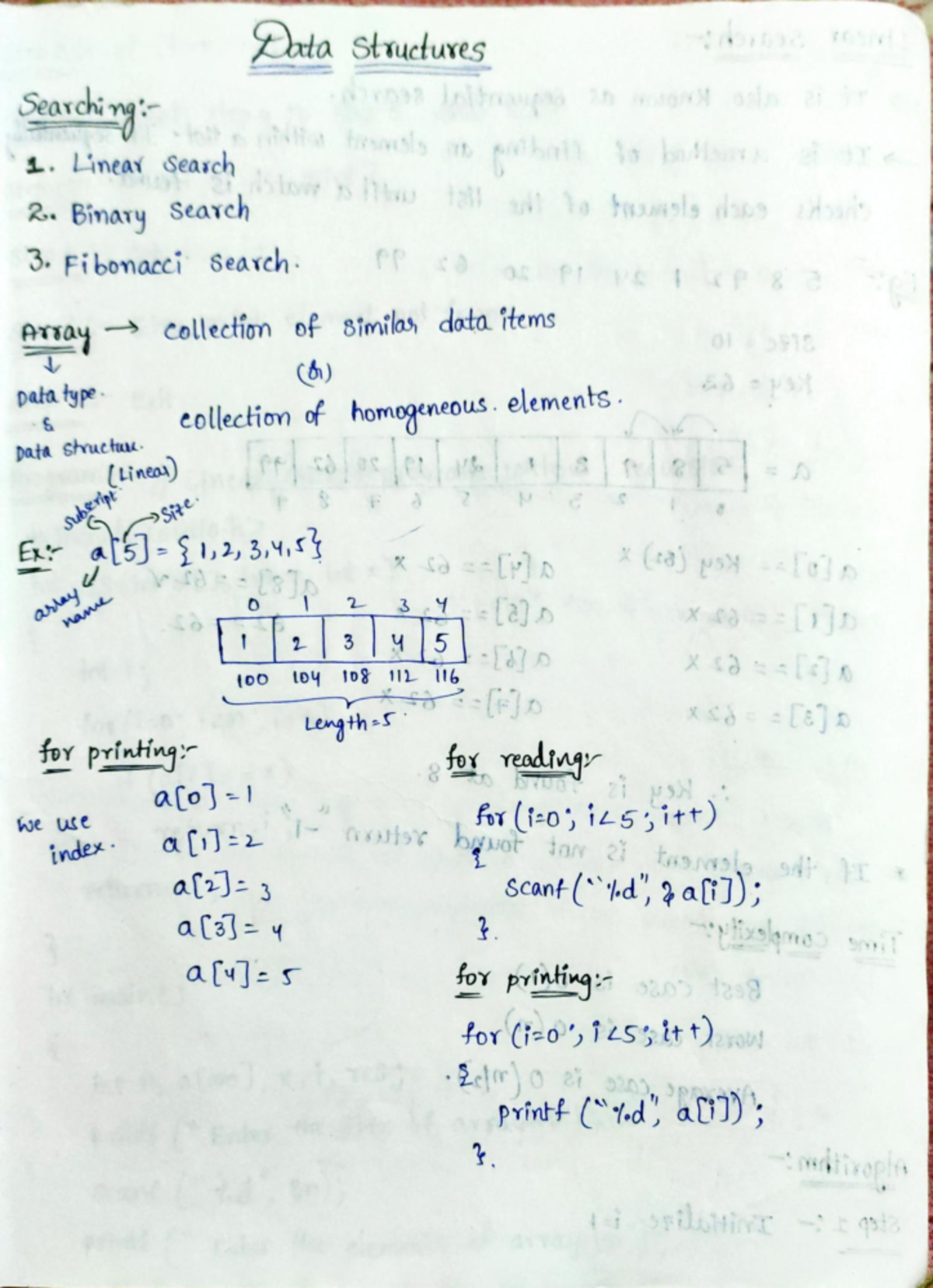 DS Unit I - DATA STRUCTURES - computer science - Studocu