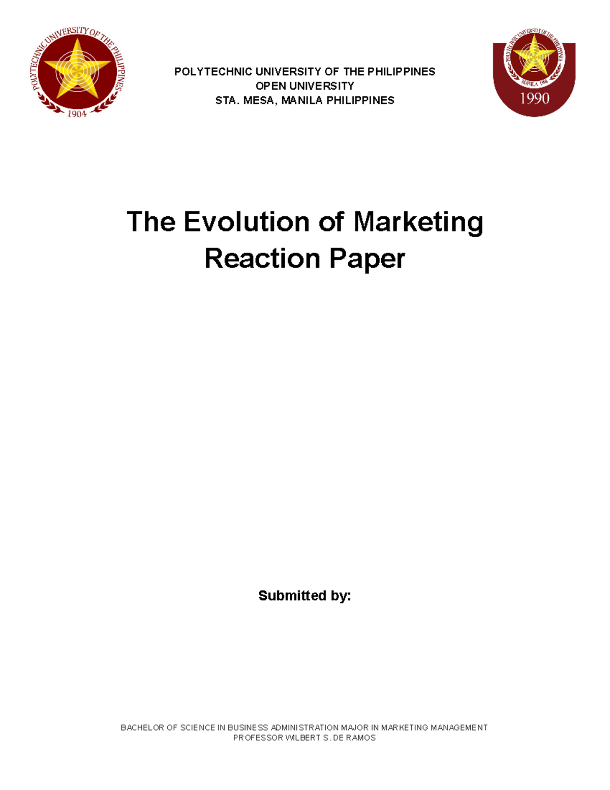 Logo-format - Logo for the documents - marketing business - POLYTECHNIC ...