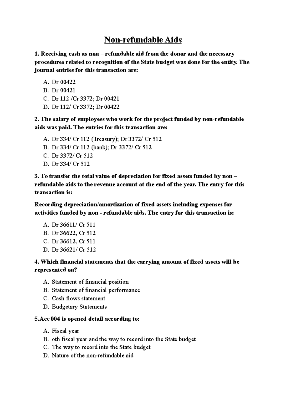 Non refund aid - xcvbnm - Non-refundable Aids Receiving cash as non ...