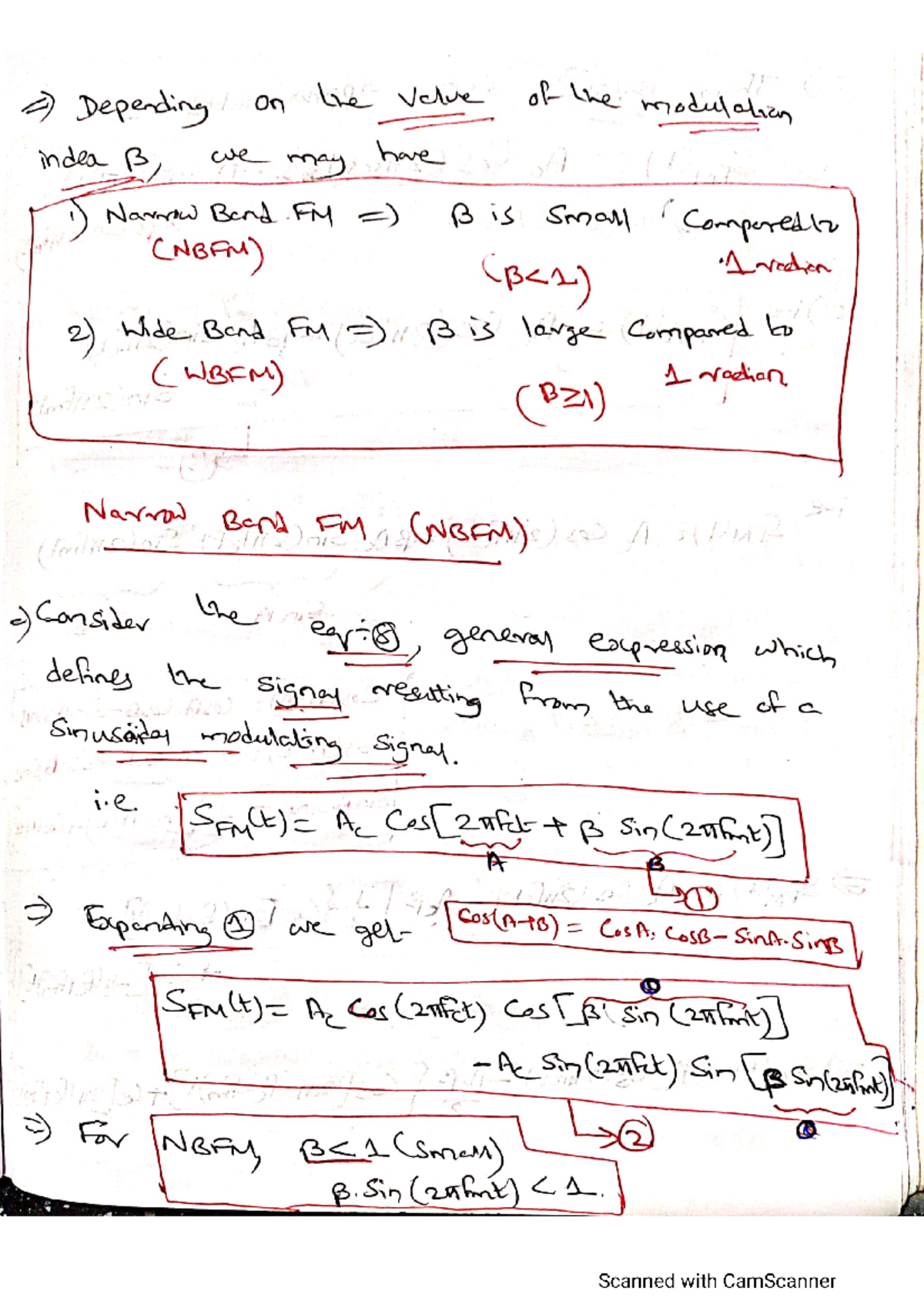 Module 1: Narrow Band and Wide Band FM Analysis - Studocu