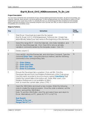 Exp19 Excel Ch06 Cap Assessment Delta Paint Instructions - Grader - Instructions Excel 2019 ...