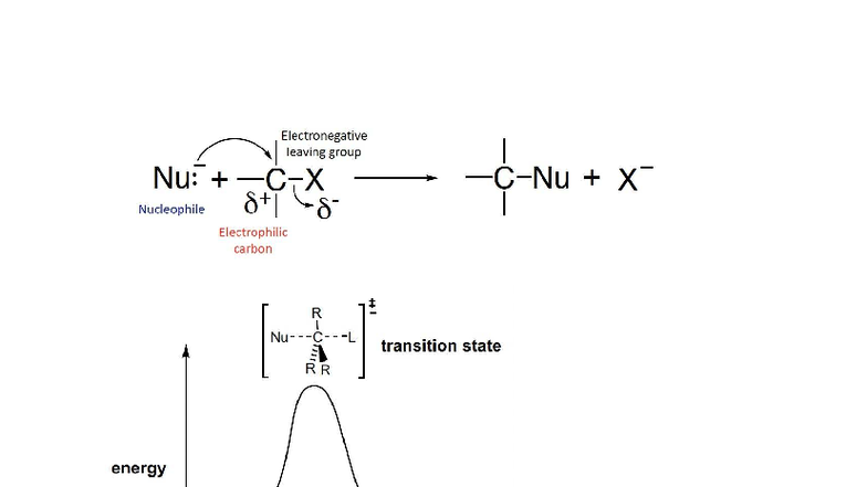GOEM: Nucleophilic Substitution Mechanisms and Transition States - Studocu
