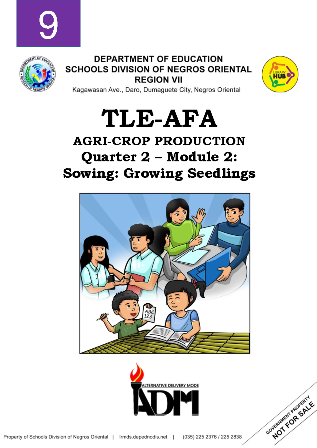 TLE-AFA Grade 9 Agri-Crop Production Q2: Sowing & Seed Growth - Studocu