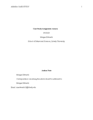 Case Study Assignment 1: Assessment & Treatment of Sam's Mood Disorders - Studocu