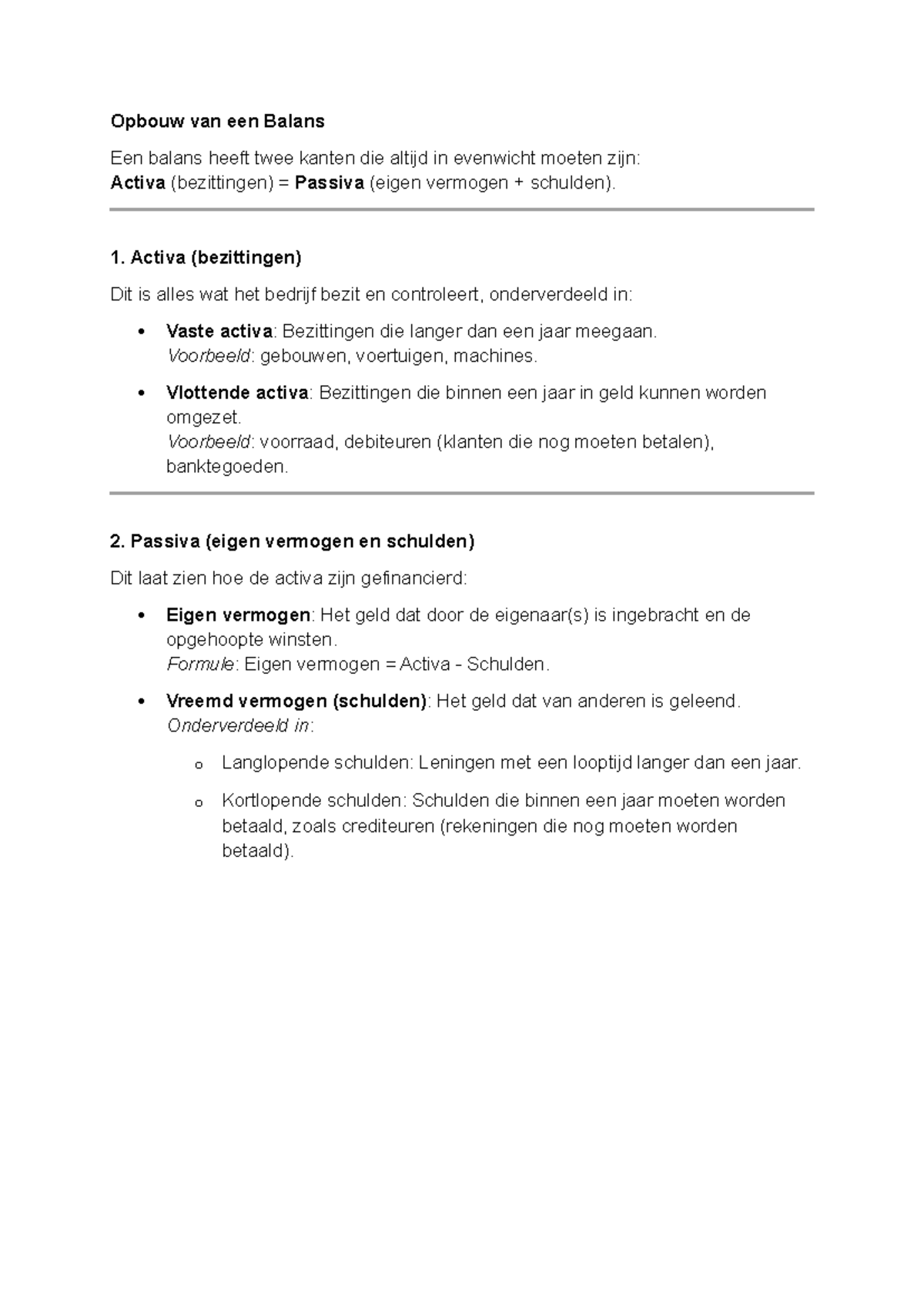 Overzicht van Balansen en Financiële Begrotingen in Boekhouding ...