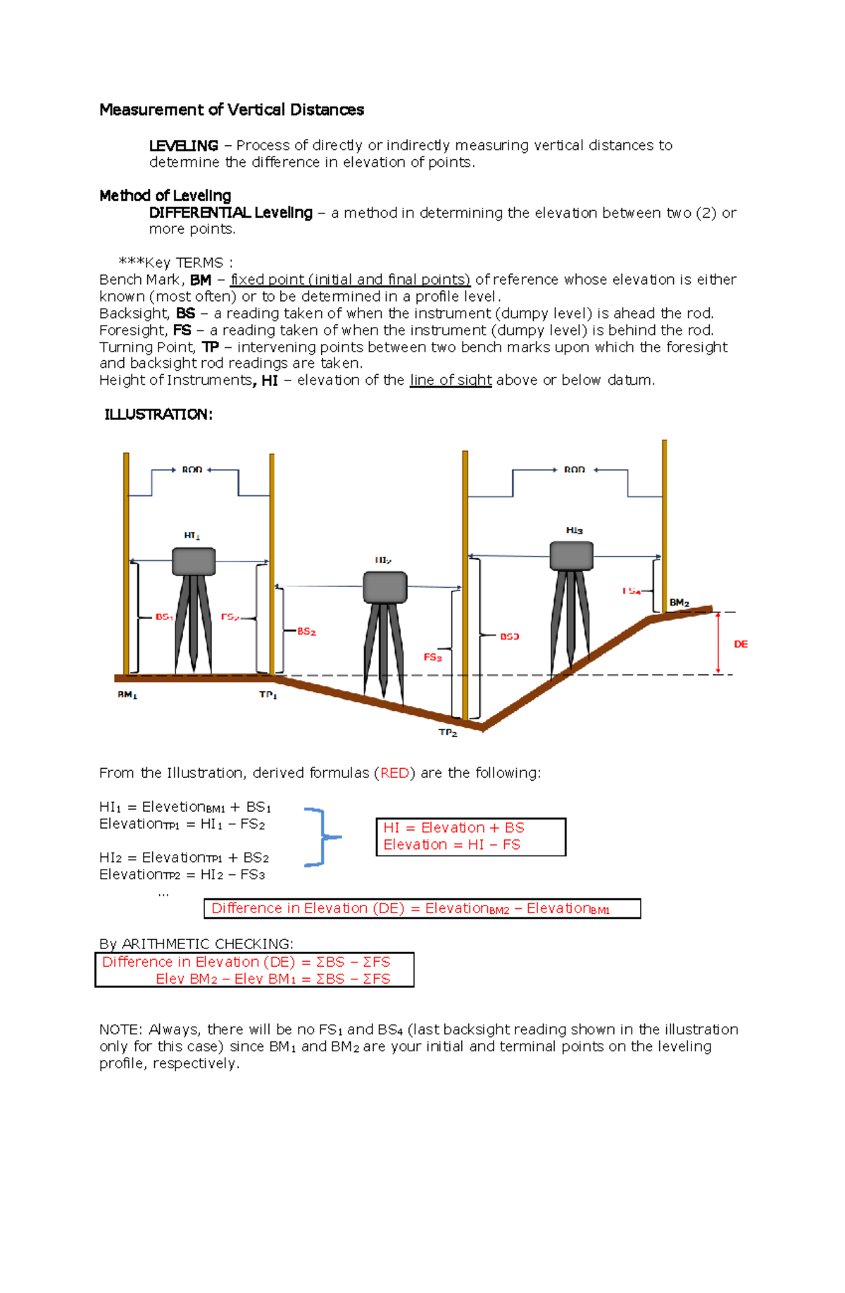 4 Differential Leveling-Fundamentals of Surveying - civil engineering ...