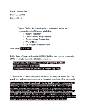 American Yawp Chap. 2 - The American Yawp Chapter 2 – Colliding ...