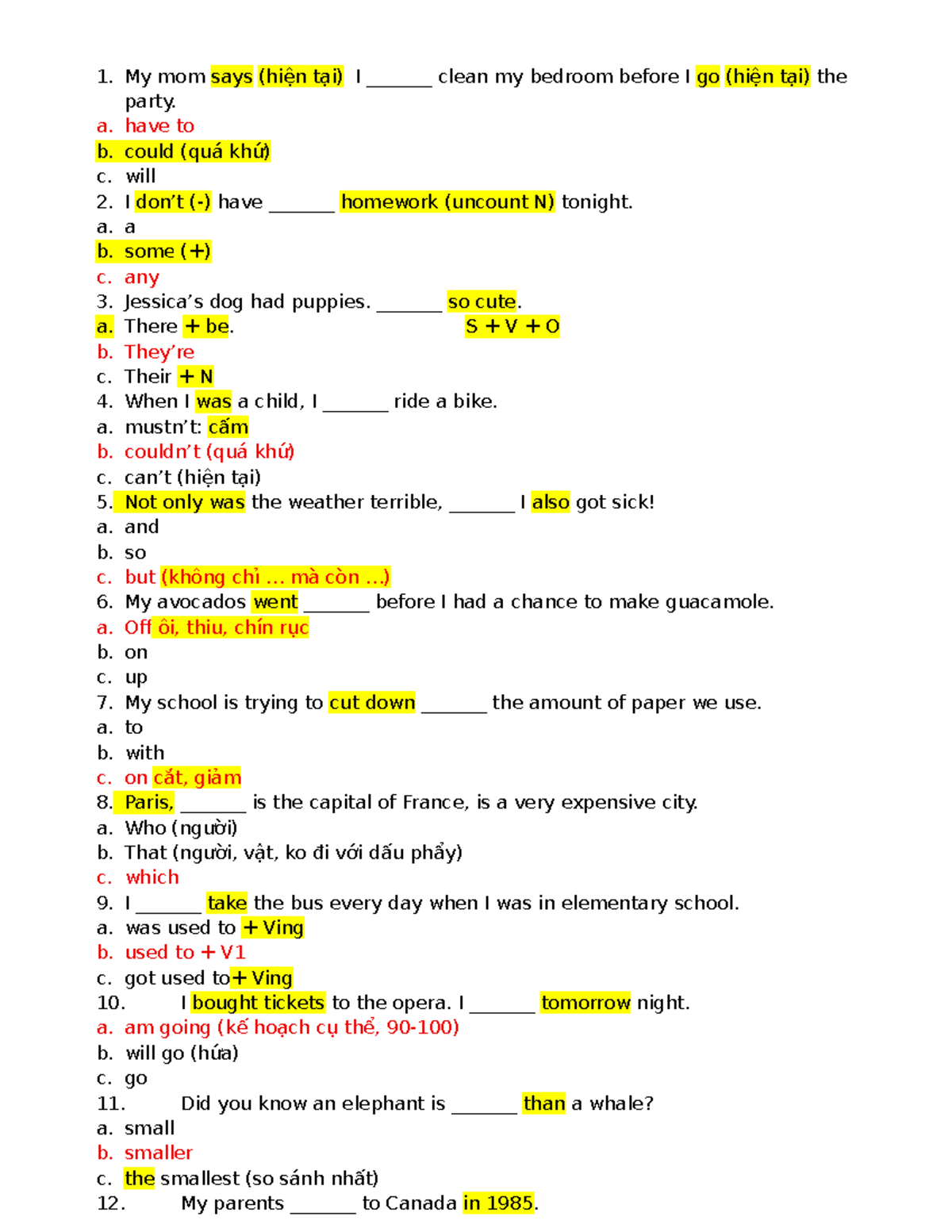 Aptis - Grammar & Vocabulary Test 4 (Web) - Studocu
