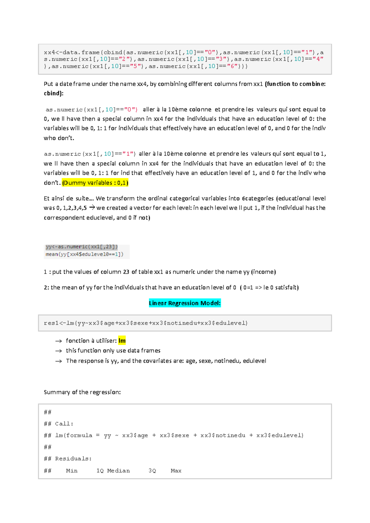 Code - code and interpretation - xx4
