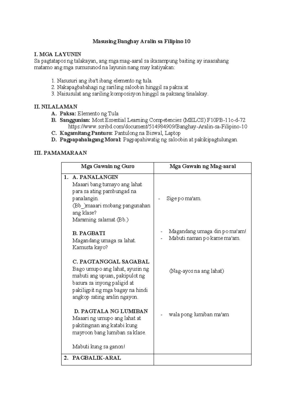 Tauhan at Banghay sa Akda: Pagsusuri ng mga Elemento (9 Peter Module ...