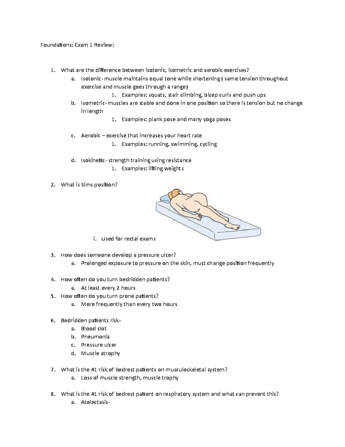 Foundations- exam 1 - foundation - Foundations: Exam 1 Review: What are ...