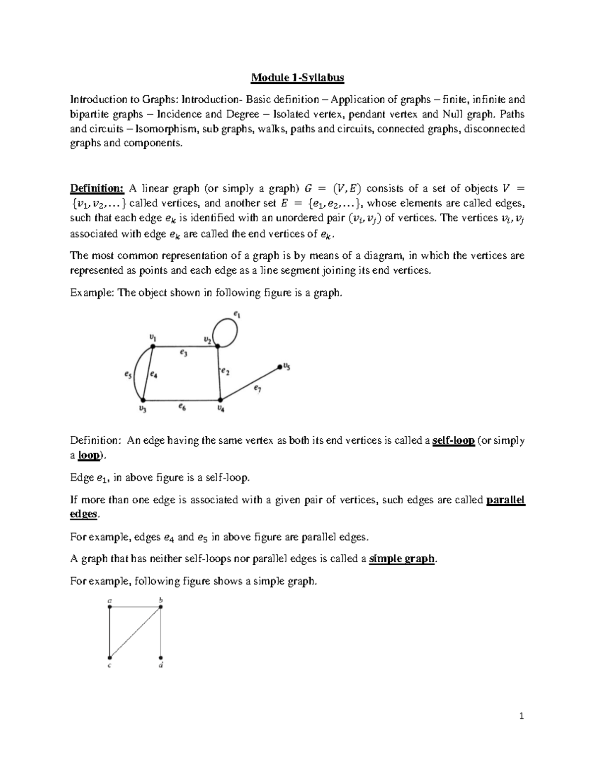 Isomorphism & Graph Concepts - MATH 405 Lecture Notes - Studocu