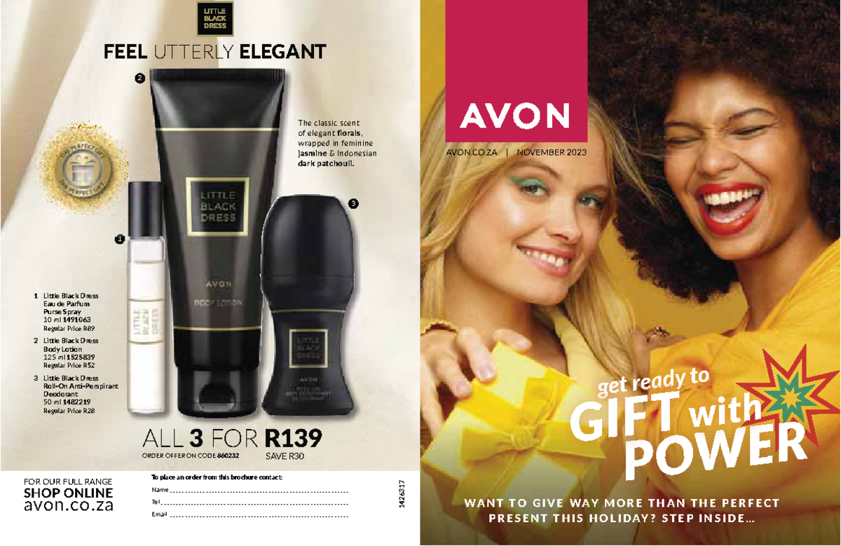 Avon November 2023 Brochure - 1426317 FOR OUR FULL RANGE SHOP ONLINE ...