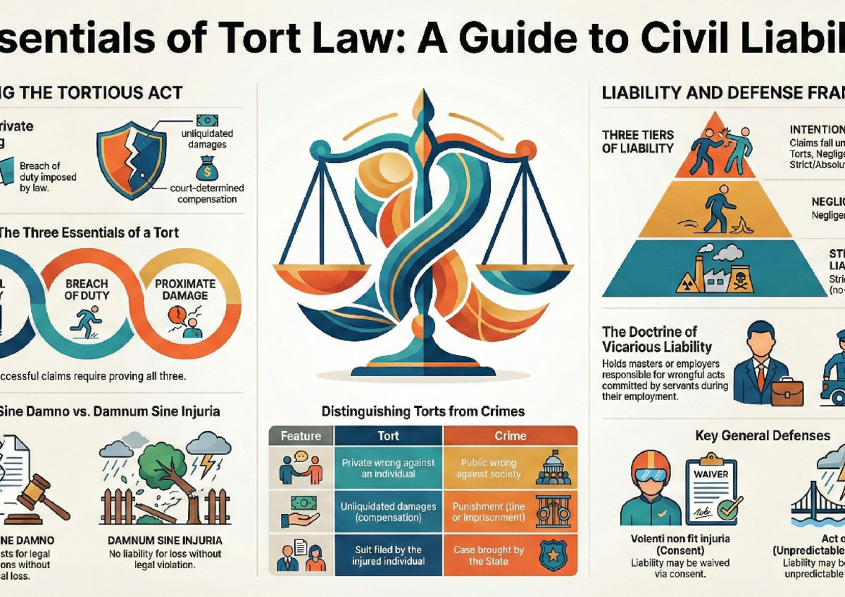 TORT 101: Essentials of Tort Law and Civil Liability Notes - Studocu