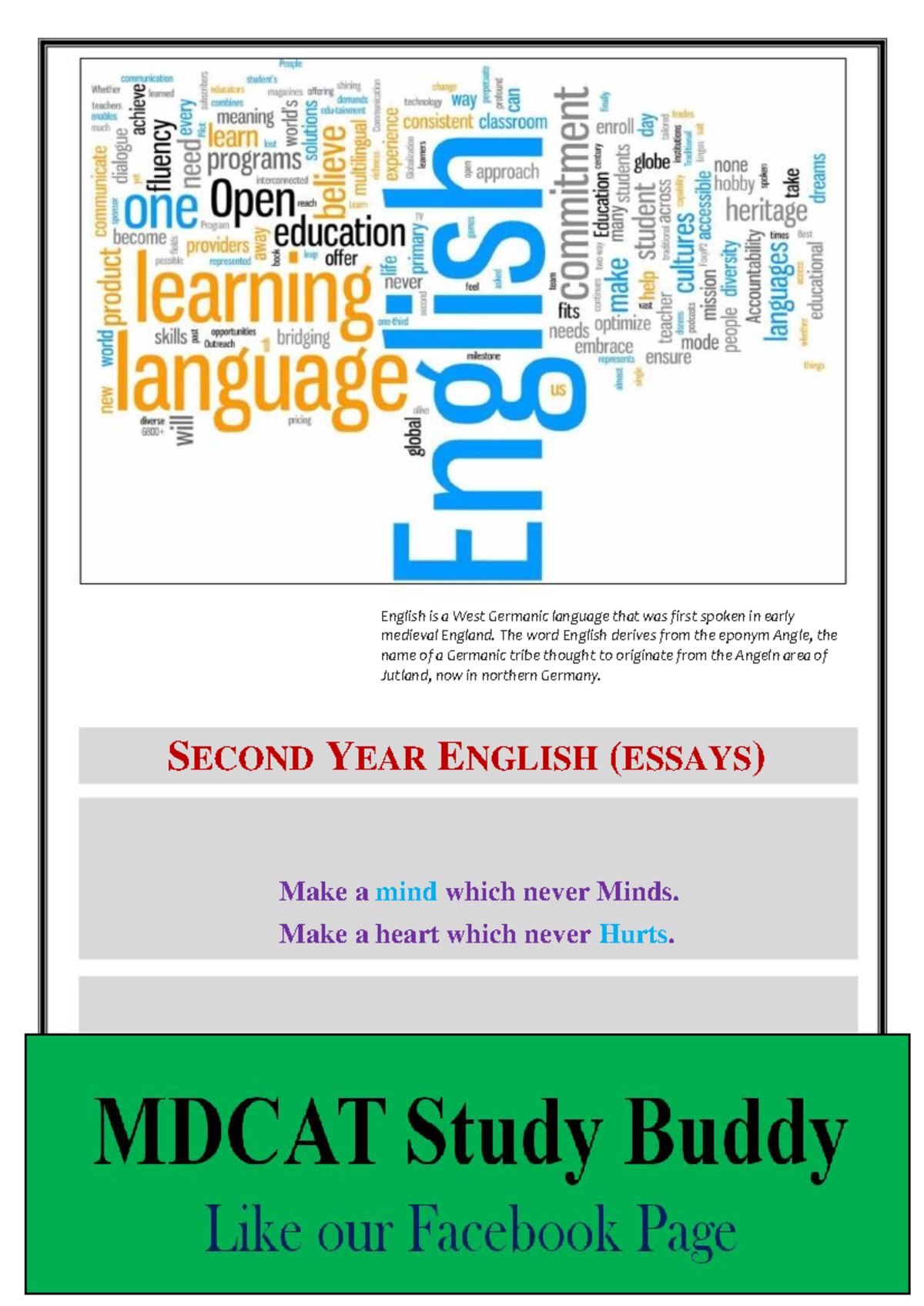 SECOND YEAR ENGLISH (ESSAYS): My First Day at College - Studocu