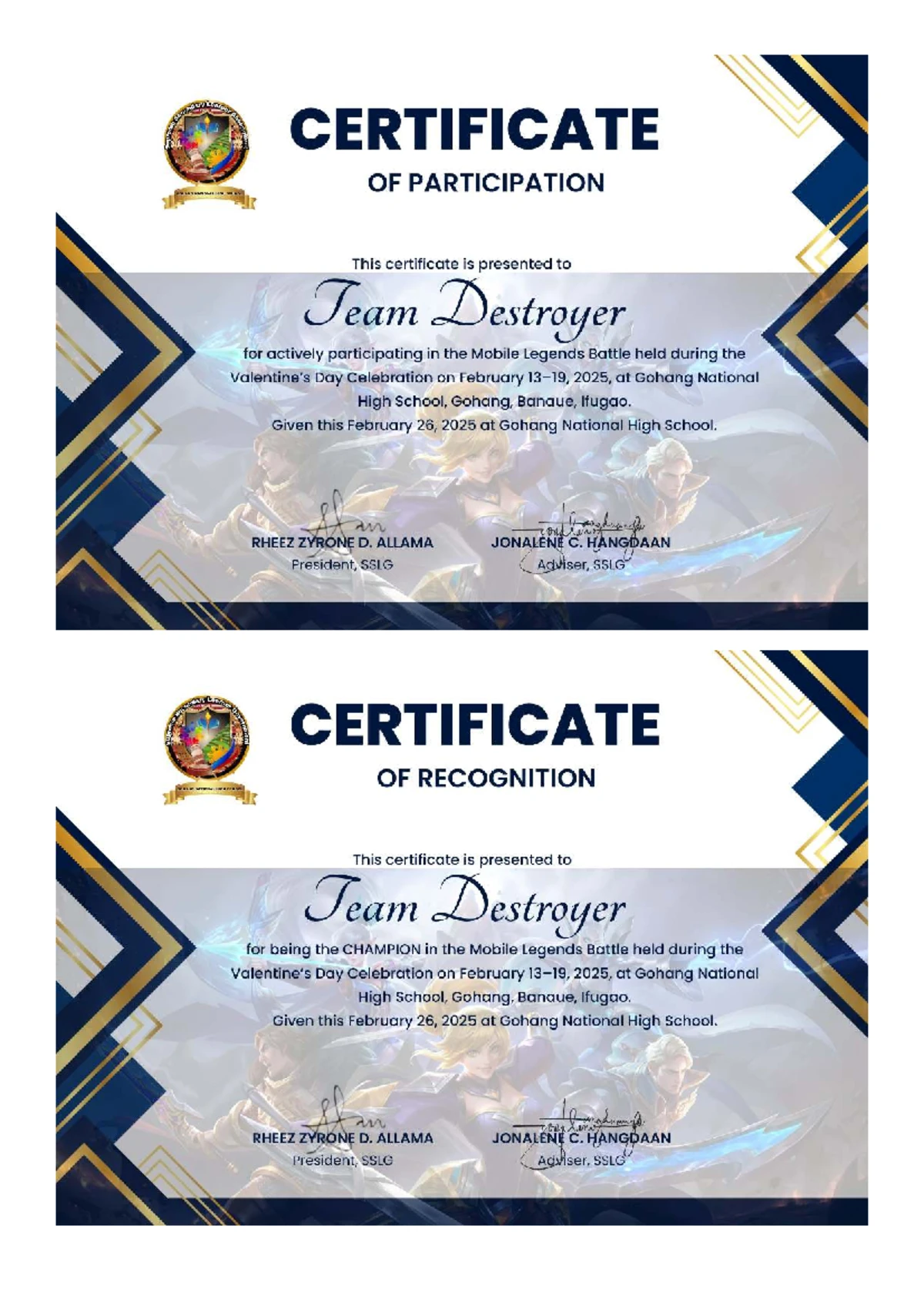 Accomplishment Report ng Gohang National High School sa Filipino 2022 ...