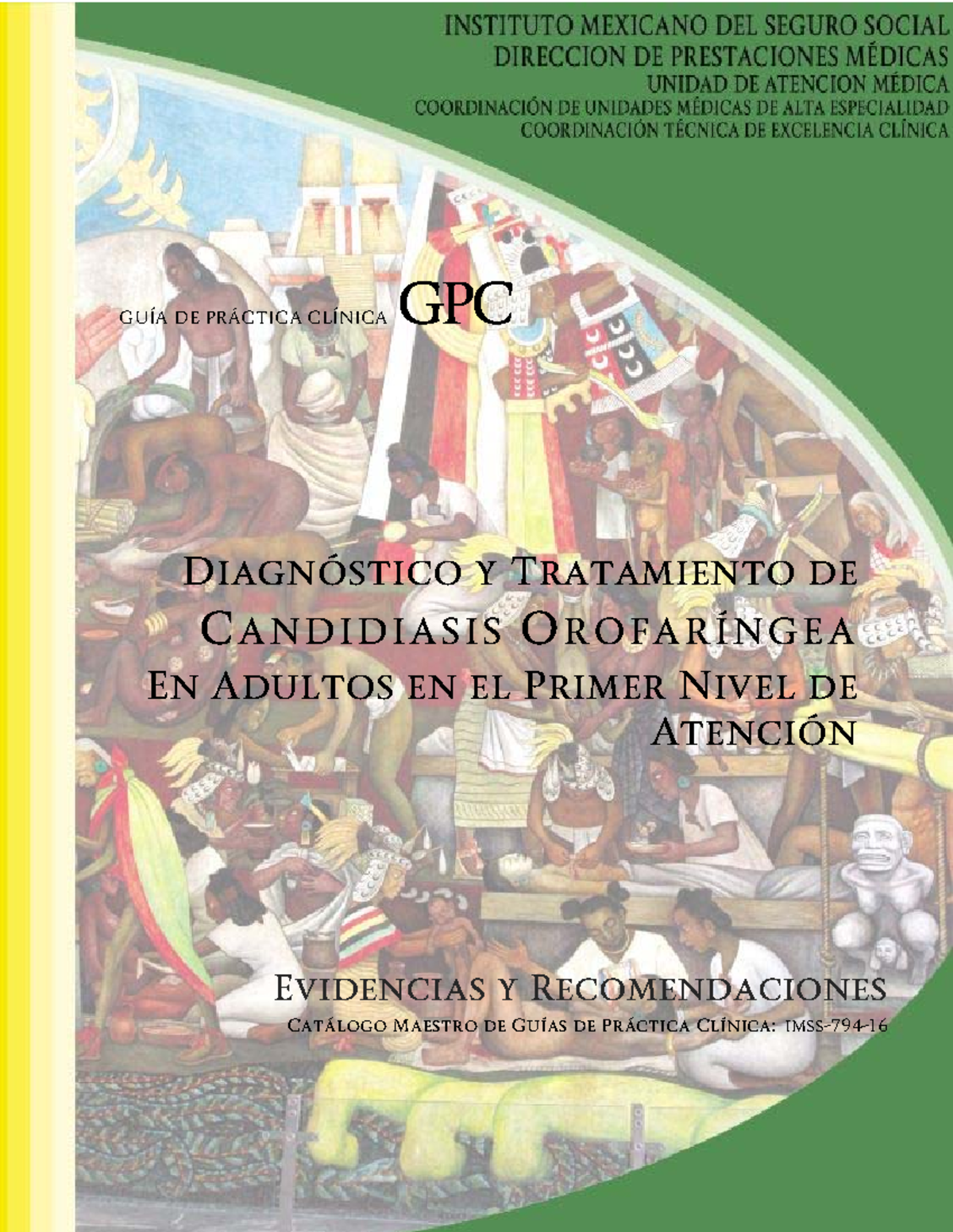 Guía de Práctica Clínica GPC: Candidiasis Orofaringea en Adultos - Studocu