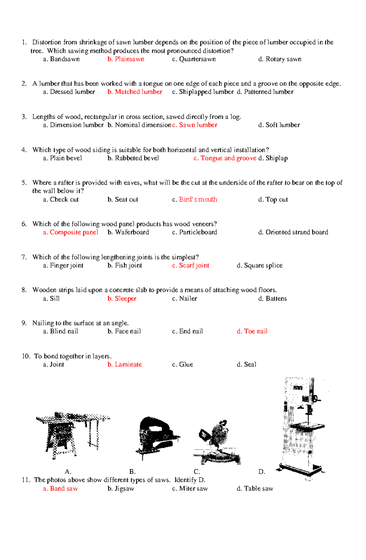 QZ 5 Wood - Review of Lumber Properties and Construction Techniques ...