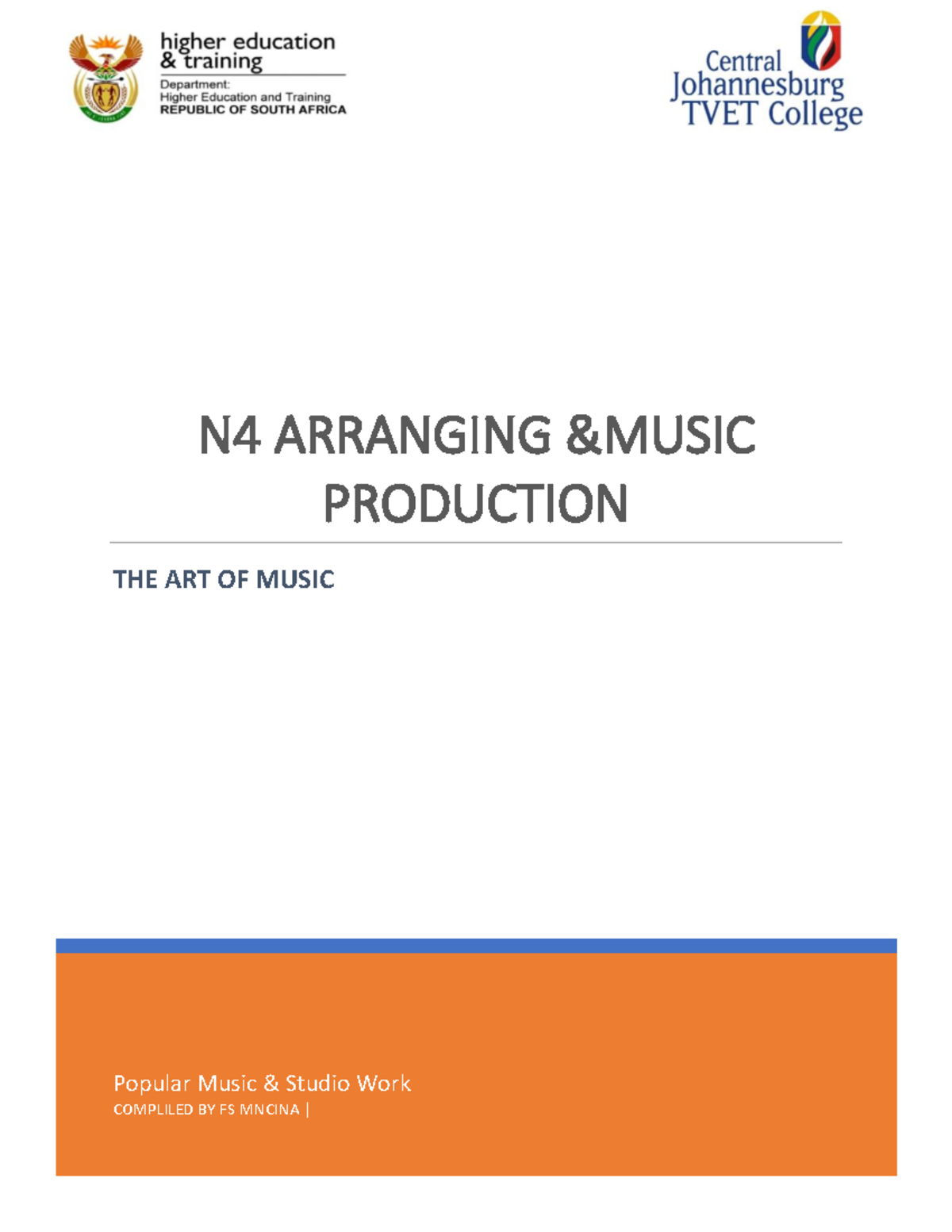 N4 Music Production & Arranging Study Guide: Key Concepts & Techniques ...