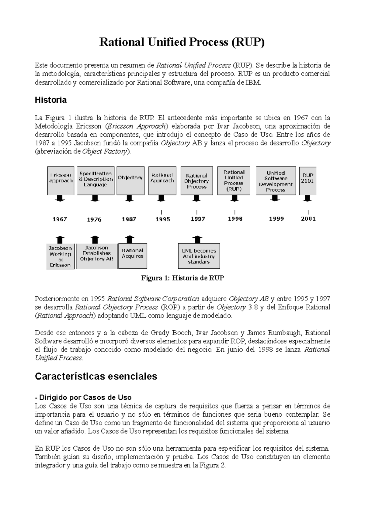 1.3 Metodología RUP (Rational Unified Process) - Rational Unified ...