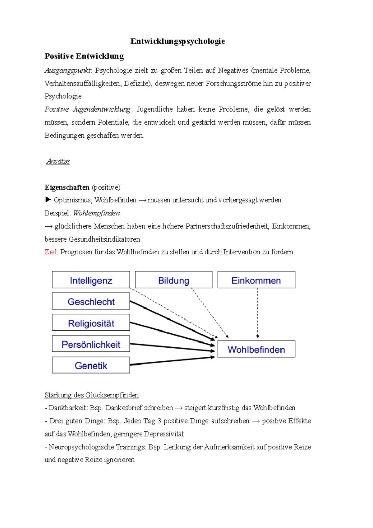 Entwicklungspsychologie: Positive Entwicklung - Entwicklungspsychologie ...