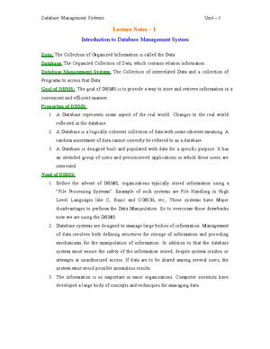 OS UNIT 1 Notes - Page 1 OS UNIT 1 UNIT - I OPERATING SYSTEMS OVERVIEW ...