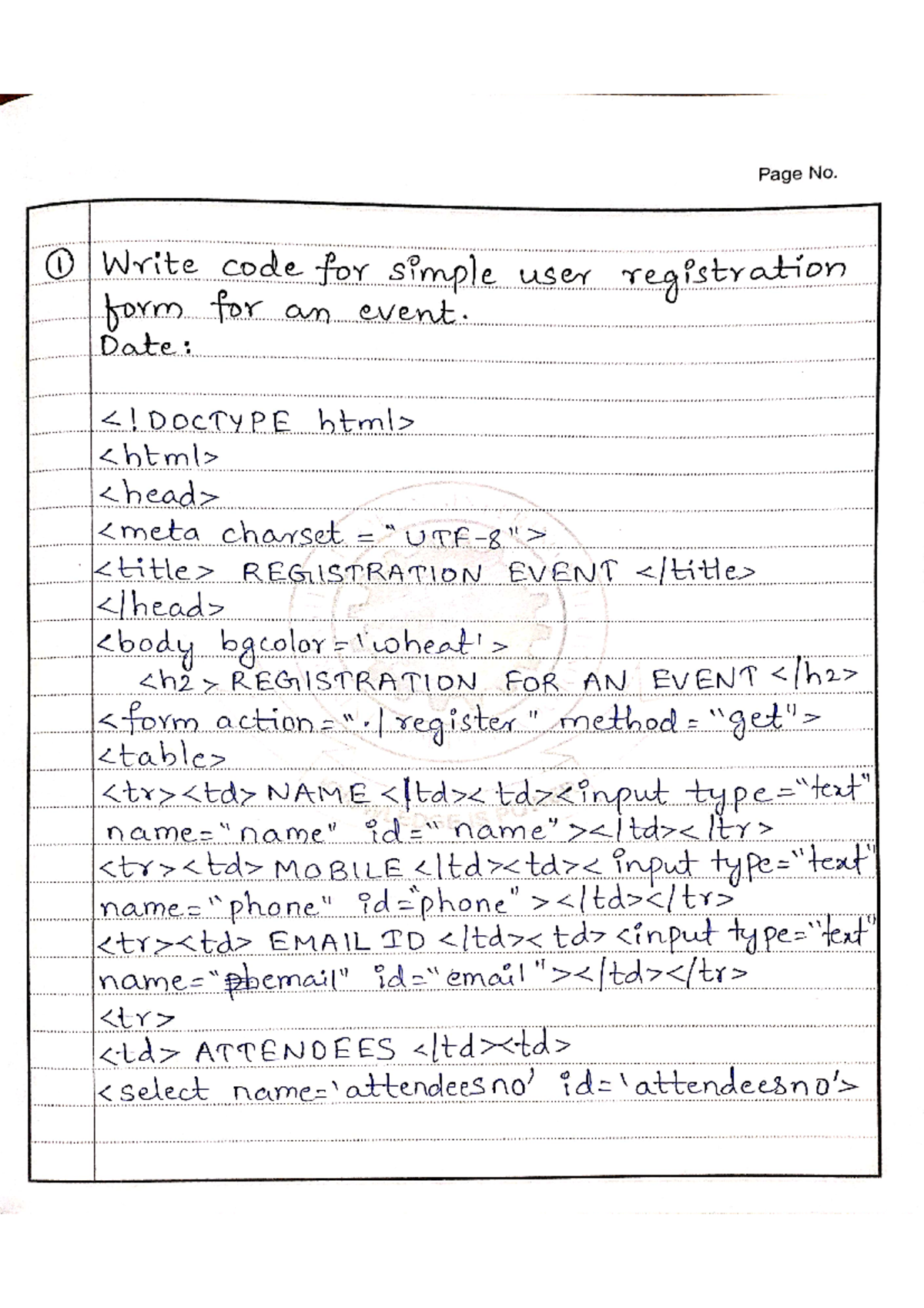Dev Ops Record Devops Page No 1 Write Code For Simple User