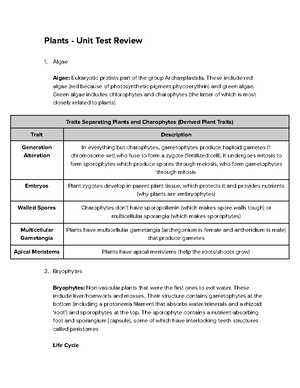 General Biology Final Exam Study Guide - GENERAL BIOLOGY I / REVIEW ...