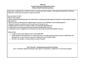 ALT 1 OB - Active learning template - ATI Basic Concept Prenatal Care ...