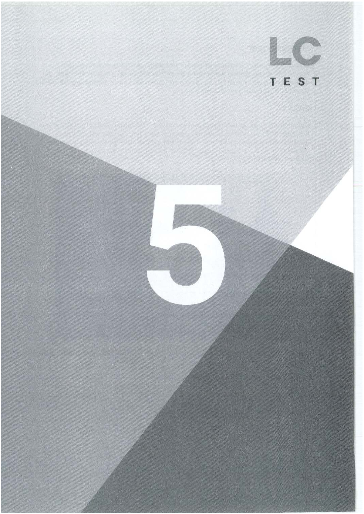 LC TEST 5 - Listening Comprehension Exam Guide - Studocu